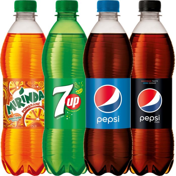 PEPSI 0,33cl , PEPSI MAX 0,33 cl , PEPSI TWIST LEMON 0,33 cl , 7 UP 0