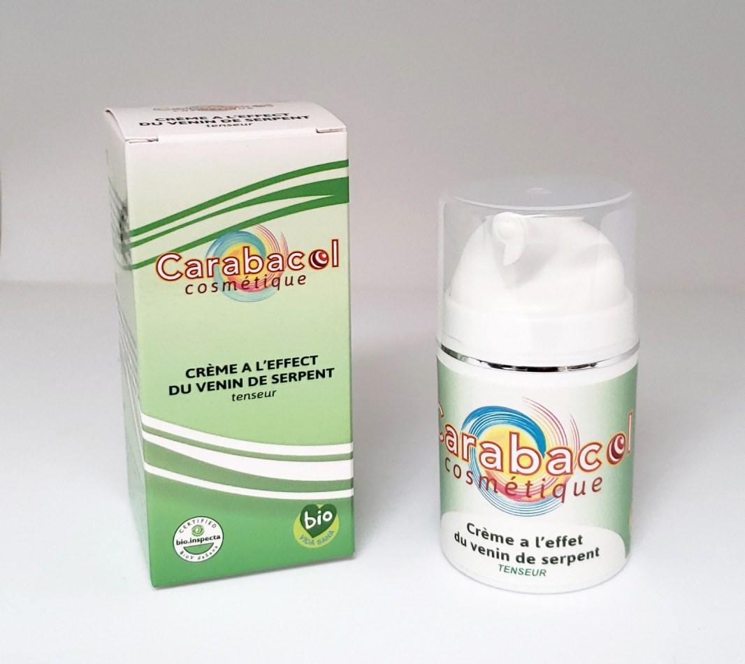 La crème a l'effet du venin serpent carabacol cosmétique Destockage