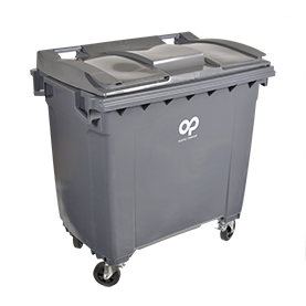 Poubelle Voirie conteneur 660 Litres Destockage Grossiste