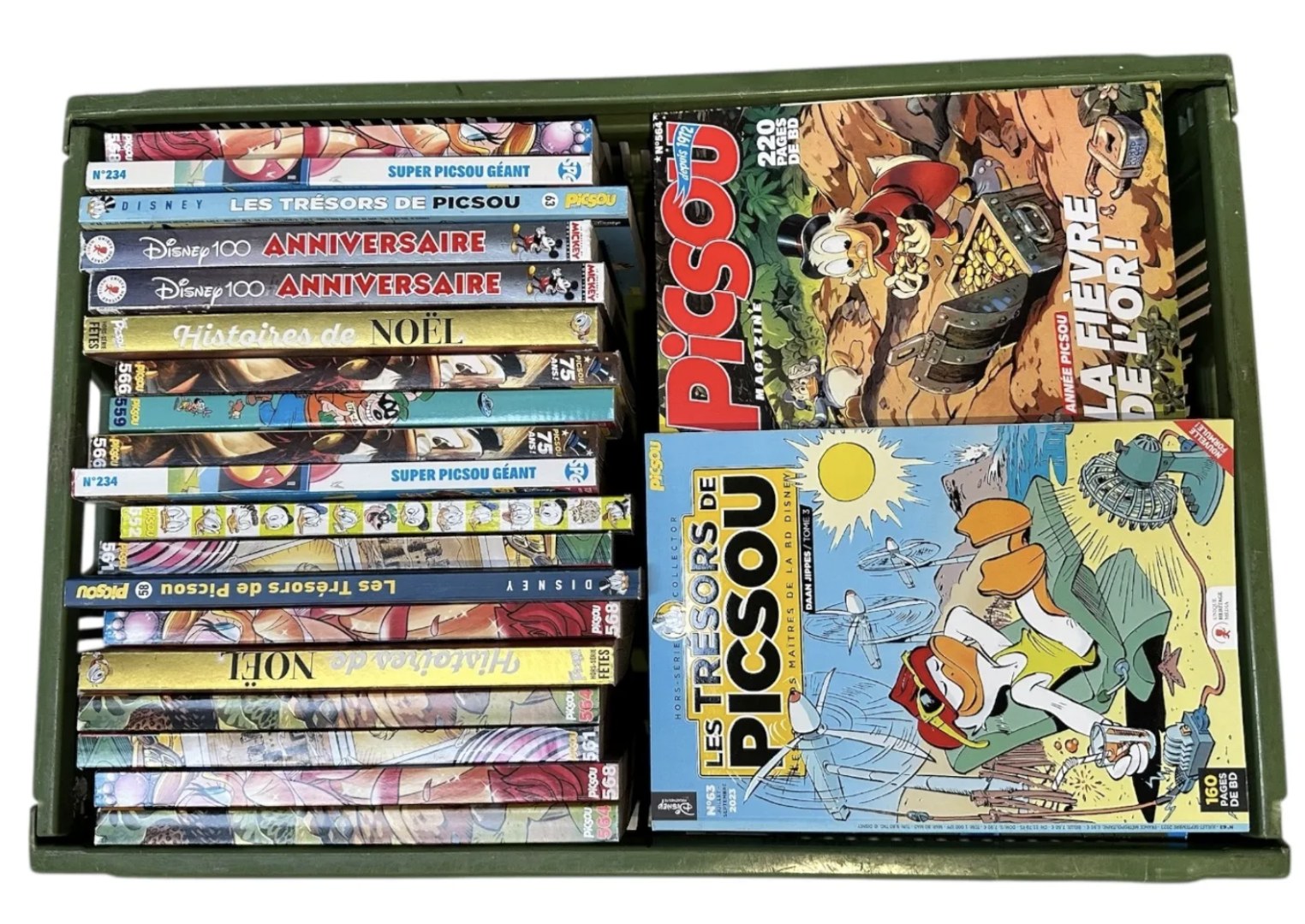 Destockage de Magazines Disney : Trèsors de Picsou, SPG, Mickey Parade