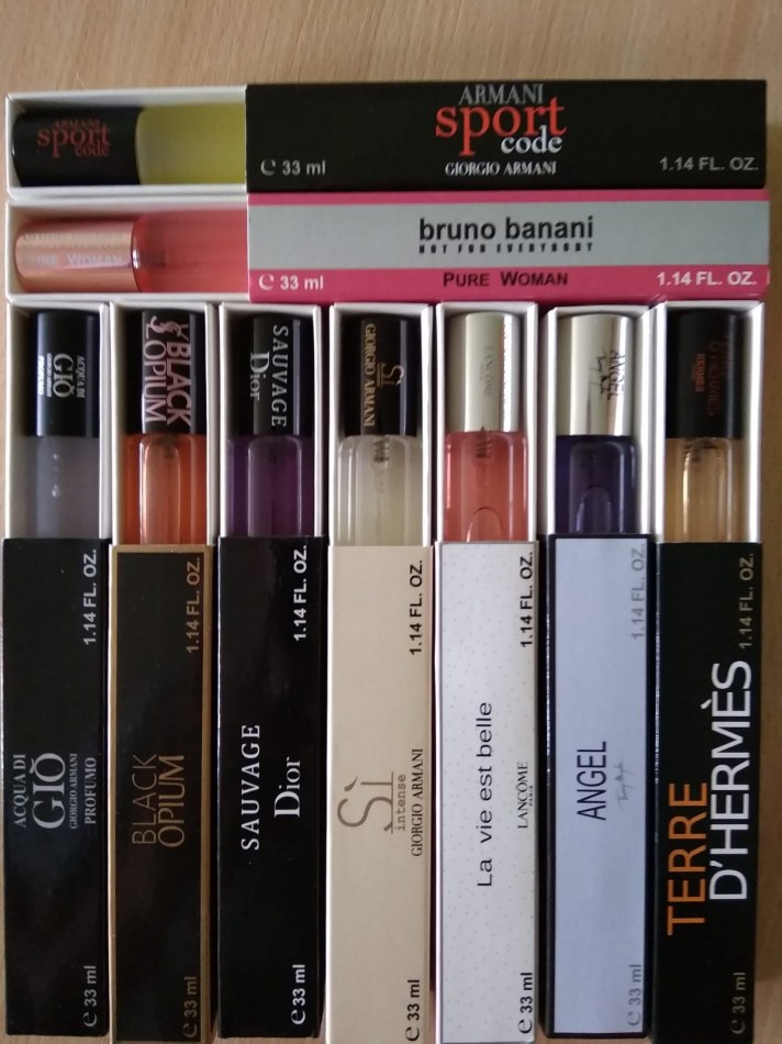 Parfum de poche de 33 ml Destockage Grossiste