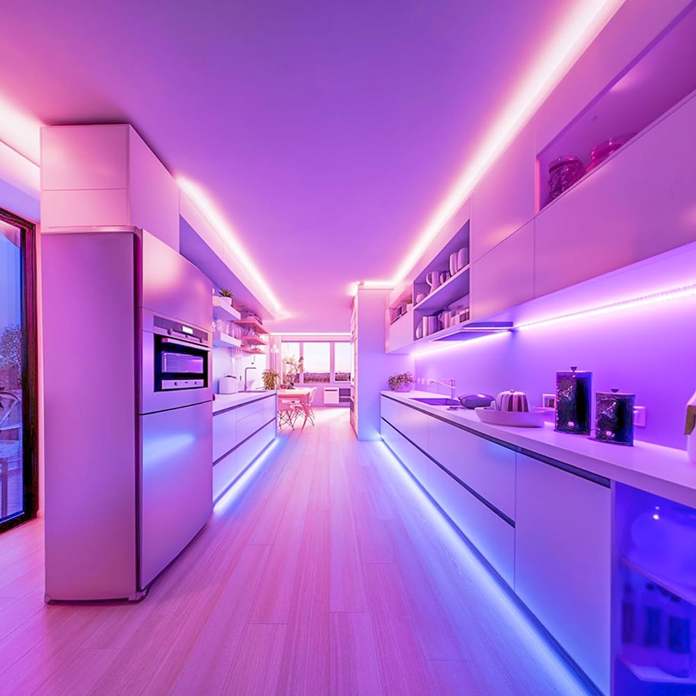Ruban LED adhésif 5 mètres – 16 couleurs, 5 modes et télécommande
