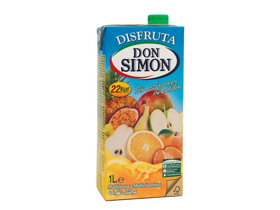 JUS MULTI FRUITS MUl; VITAMINES DON SIMON Destockage Grossiste