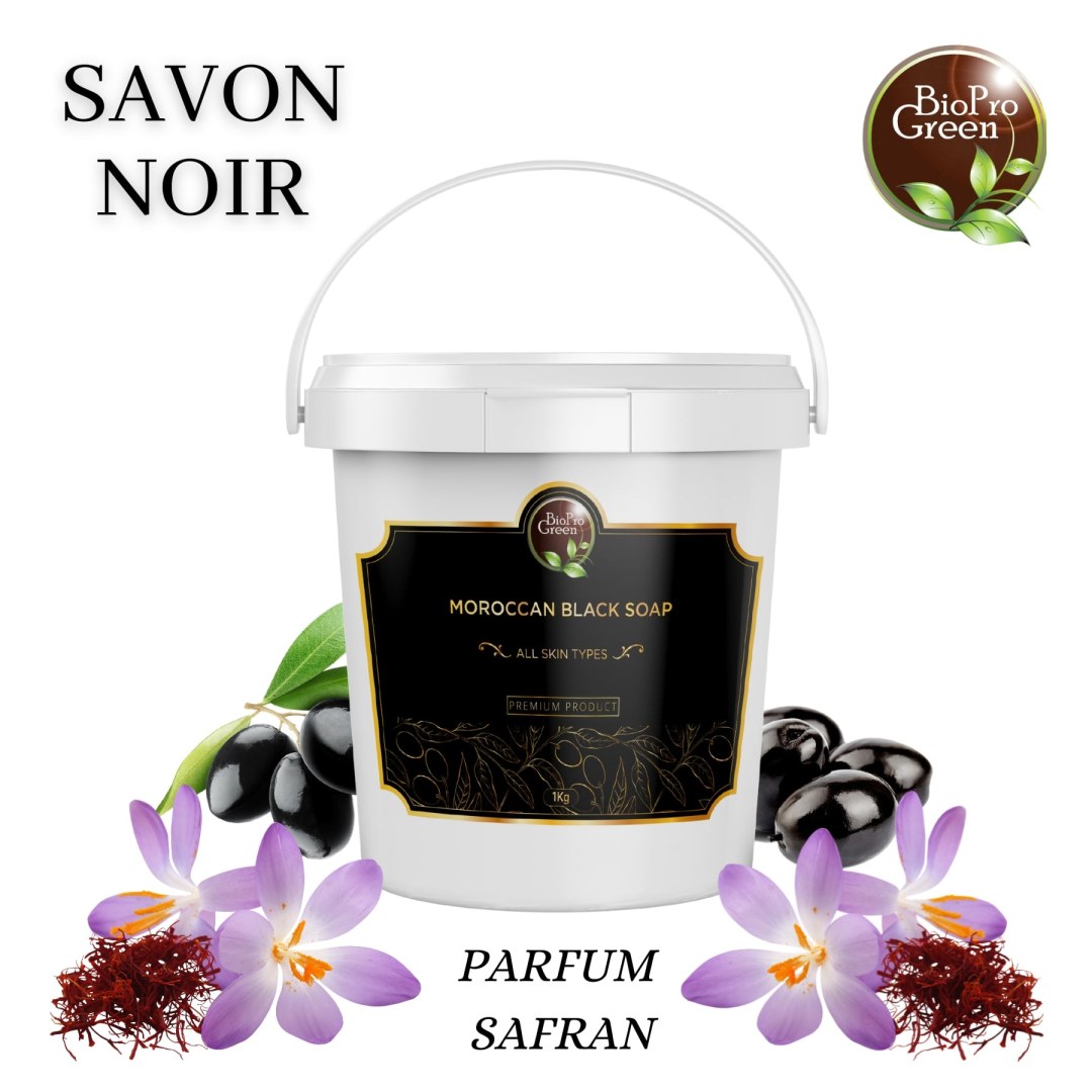 SAVON NOIR PARFUM SAFRAN bioprogreen Destockage Grossiste