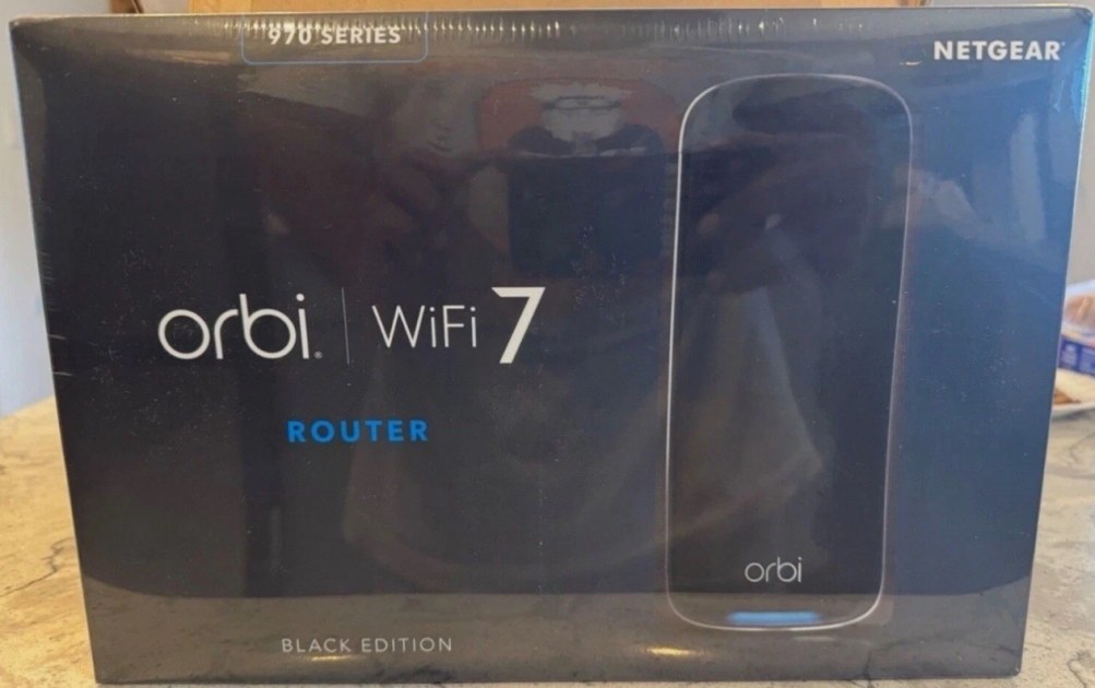 Routeur Netgear Orbi RBE971 WiFi 7 Réseau Mesh Quadri-Bande 10G Internet