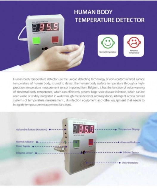 Human Body Temperature Detector Destockage Grossiste