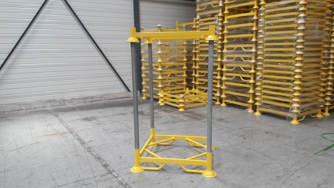 Support Big Bag : Embase + Cadre Supérieur Jaune - TAP FRANCE Destockage