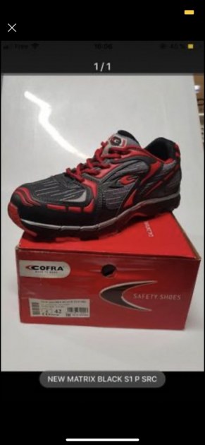 Chaussure sécurité new matrix neuve taille 40 à 44 Destockage Grossiste
