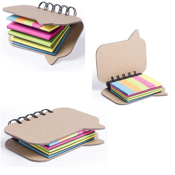 Bloc Notes "Lazza" en Carton Recyclé - Objet publicitaire AVEC ou