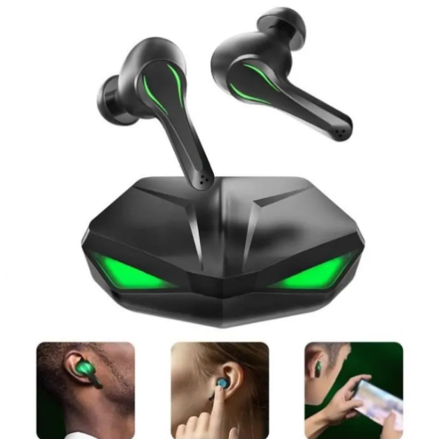 Lot de 7 écouteurs de gaming Led sans fil avec boitier de recharge