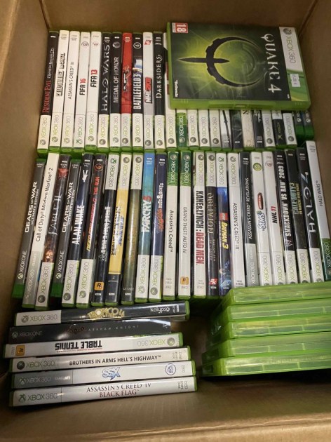 Lot de jeux vidéo Xbox 360 petite marelle Destockage Grossiste