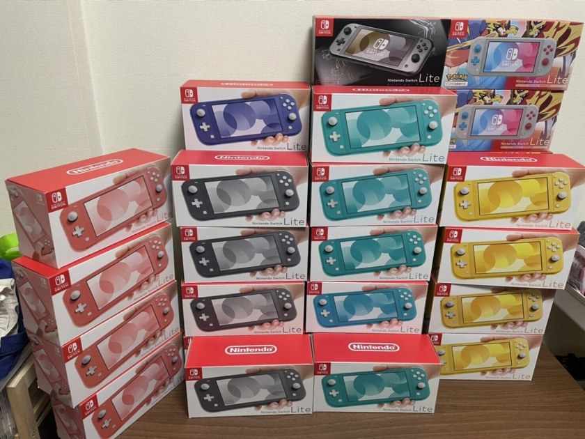 Nintendo switch lite 4 colores Destockage Grossiste