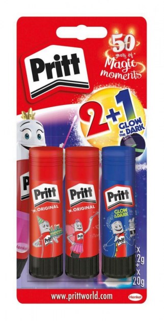 Pritt 2+1 Pack 2x22g + 1x20g LUMIÈRE DANS L'OBSCURITÉ Pritt 2+1 Pack