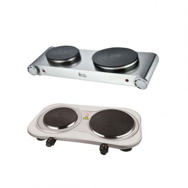 Réchaud électrique double inox - royal swiss Destockage Grossiste