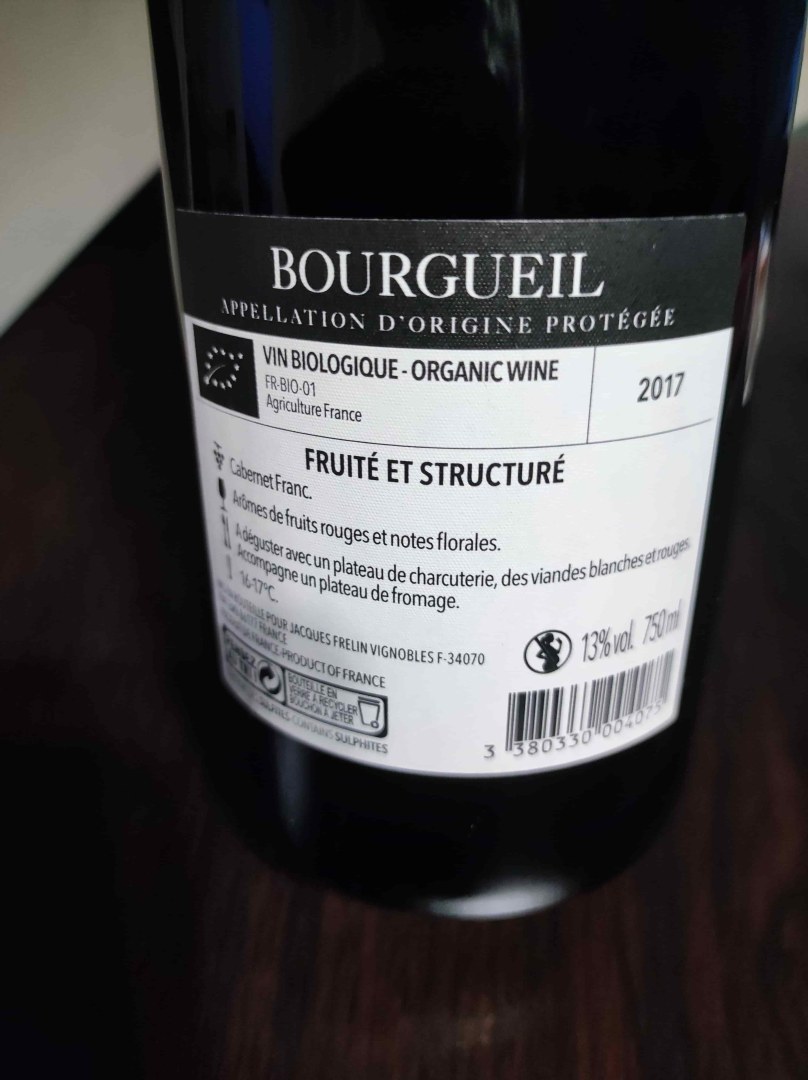 Aop bourgueil emotion authentique 2017 Destockage Grossiste
